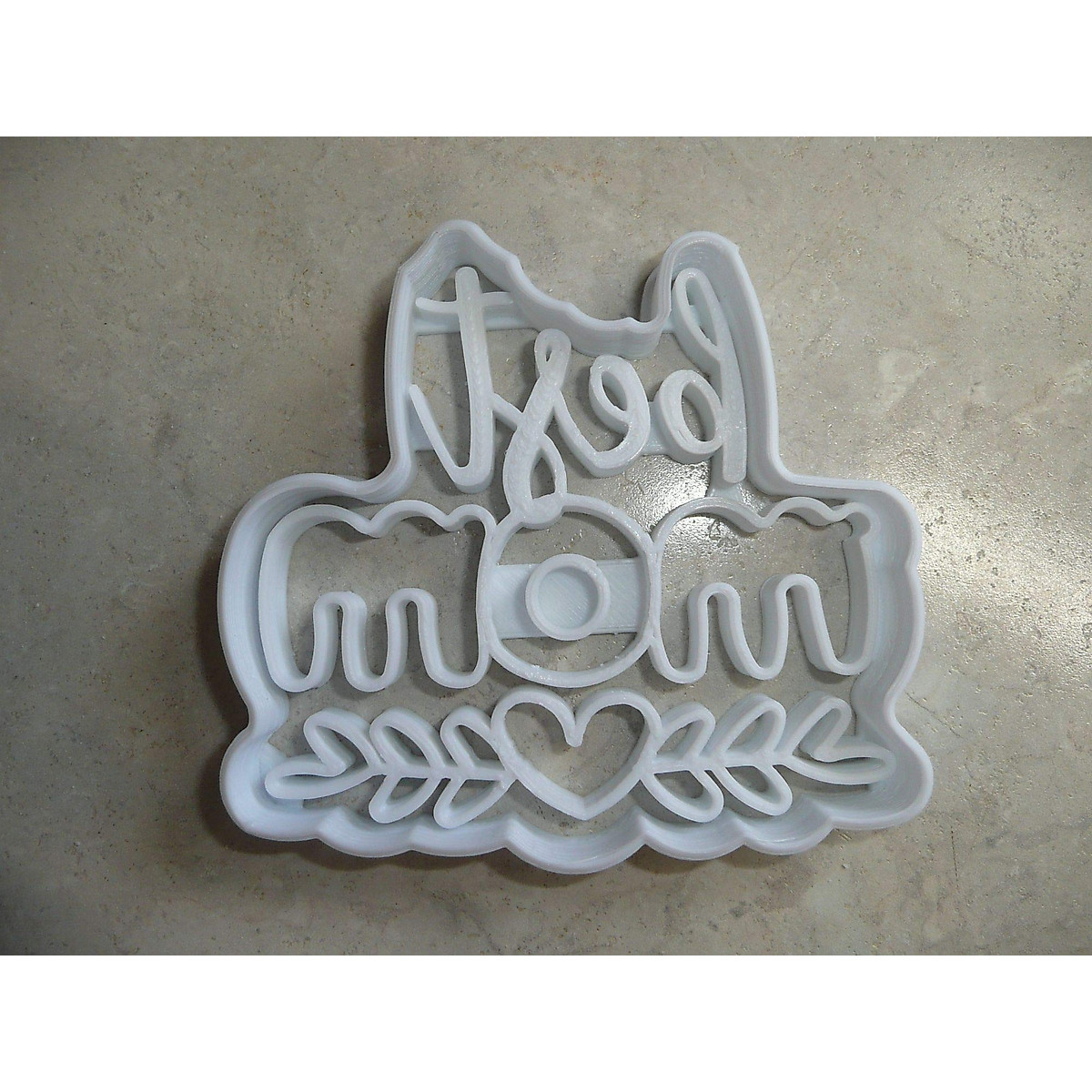 BEST MOM WITH HEART MOTHERS DAY CELEBRATION LOVE COOKIE CUTTER MADE IN USA PR3475