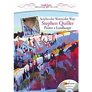 Acrylics the Watercolor Way: Stephen Quiller Paints a Landscapes
