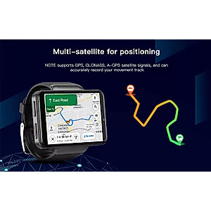 ISPEKTRUM iS101 Android Smart Watch 2.4” Screen Dual Camera 3GB+32GB 2080 mAh Battery Waterproof LTE Calls & Text GPS WiFi Google Play Store Sports Mode Fitness Tracker Heart Rate Monitor, Pedometer