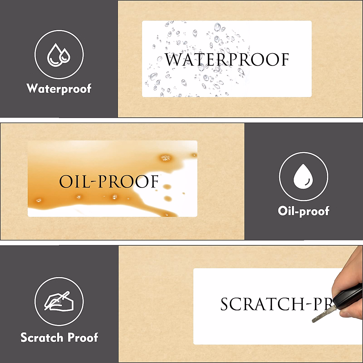 2x1 Thermal Labels, White Self Adhesive Label Stickers for Barcodes Address Shipping, Compatible with Zebra & Rollo Desktop Label Printers, 1300/Roll (1 Roll)