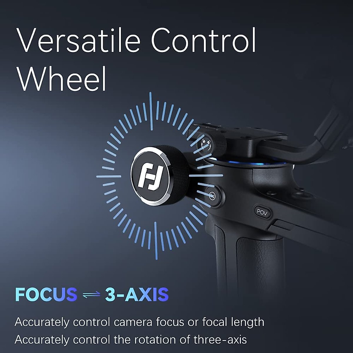FeiyuTech Official SCORP-C Camera Stabilizer,3-Axis Handheld Gimbal for DSLR and Mirrorless Camera,5.5lbs Payload,Sony,Canon,Panasonic,Lumix,Nikon,Fujifilm,Grip,Lightweight,Button Control
