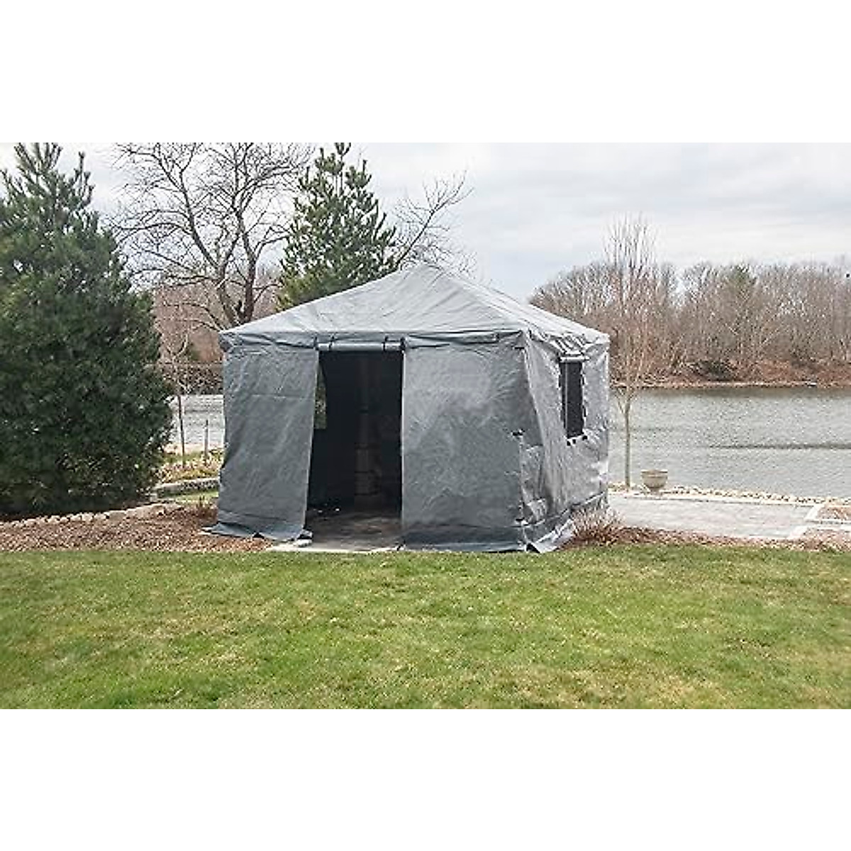 Sojag Grey Universal Cover, 12 ft. x 16 ft., Outdoor Shades