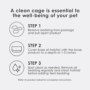 Kaytee Clean & Cozy Natural Paper Bedding, Made for Small Animals, 24.6 Liters