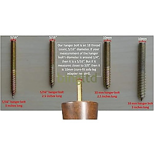 BingLTD - 2 ½” Mahogany Square Tapered Hardwood Sofa Legs - Set of 4 (ST7616-157)…