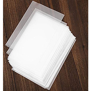 300 pcs Clear 4" x 6" Flat Cello Cellophane Bags Poly Treat Bags 2.8 mils for Gift Wrapping, Bakery, Cookie, Candies, Toast, Dessert, Party Favors Packaging with Color Twist Ties