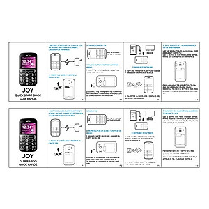 BLU JOY - 2.4", Factory Unlocked Phone - Black