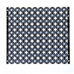 ALITOVE 100pcs WS2812B Addressable 5050 Smart RGB LED Pixel Light on Black Heat Sink PCB Board 5V DC Compatible with Raspberry Pi for DIY Lighting Project