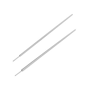 NewkeepsR 2PCS-18G/16G Implant Grade Titanium Pin Insertion Taper for Threadless Labret Bar(1.0mm/1.2mm)