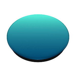 Simple Solid Color Chic Ombre Turquoise Design PopSockets Swappable PopGrip