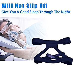 CPAP Mask Headgear Strap, Replacement Universal CPAP Headgear for ResMed Mirage Series & Philips Respironics, CPAP Supplies, Standard(Without Mask)