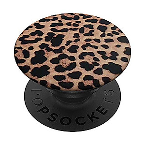 Leopard Pattern Phone Popper PopSockets Swappable PopGrip