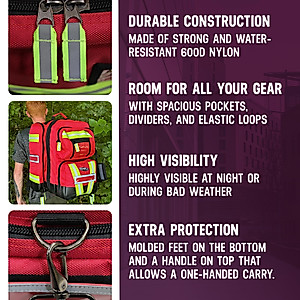 Ultimate EMS Backpack Has place for 'D' O2 Cylinder (not included)