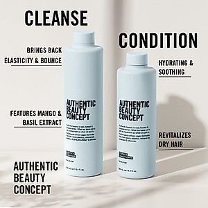 Authentic Beauty Concept Hydrate Cleanser | Moisturizing Cleansing Shampoo | Normal To Dry or Curly Hair | Vegan & Cruelty-free | Sulfate-free | 10.1 fl. oz.