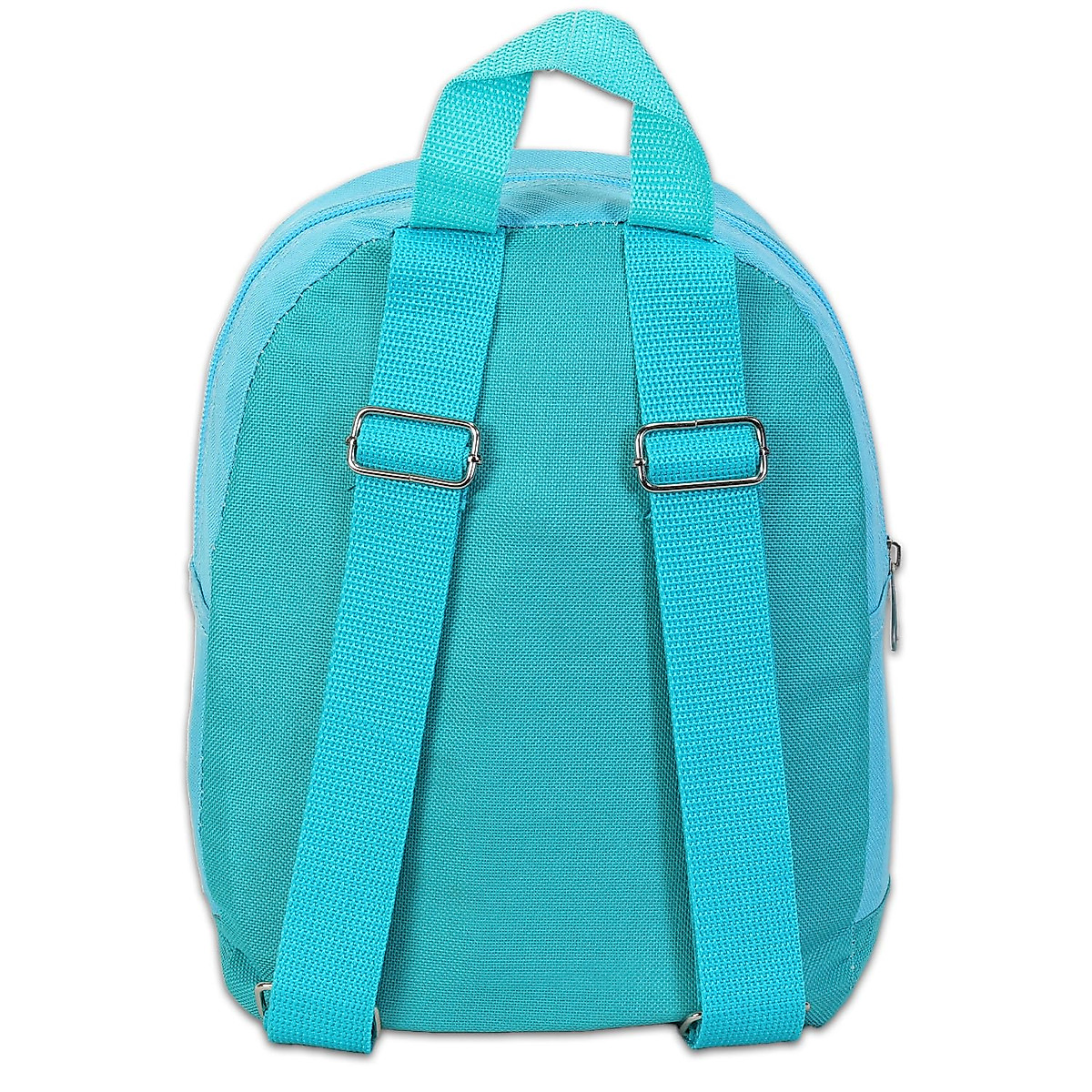 The Little Mermaid Mini Backpack Set - 10” Canvas Ariel Backpack with Front Pocket and Bottle | Little Mermaid Backpack Bundle