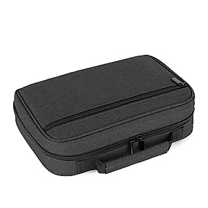 Damero Carrying Case for 2 Stethoscopes, Portable Stethoscope Case Compatible with 3M Littmann/ADC/Omron Stethoscope, BP Cuffs and Other Accessories, Black