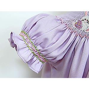 Carouselwear Smocked Easter Dresses for Baby Toddler Girls 9m Months Lavender