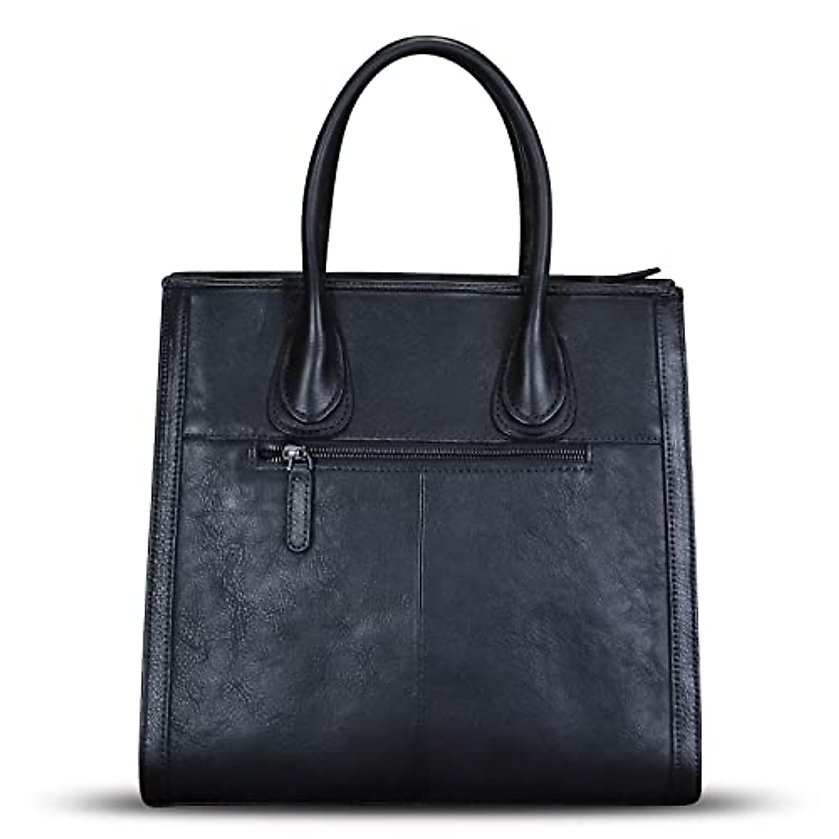 Genuine Leather Satchel for Women Embossed Leather Handbag Top Handle Handbags Handmade Purse Crossbody Work Tote Bag (Multicolor1)