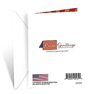 Cheers and Happy Birthday Card Brother | Made in America | Eco-Friendly | Thick Card Stock with Premium Envelope 5in x 7.75in | Packaged in Protective Mailer | Prime Greetings