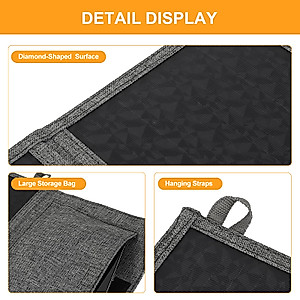 Foursun 21W Portable Solar Panel Charger,12V Foldable Solar Charger with QC3.0, PD 18W, IP67 Waterproof, Fast Charging for Smart Phones, Tablets, Power Banks, Battery Packs, etc.