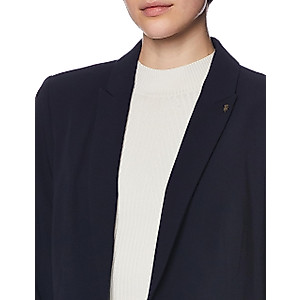 Tommy Hilfiger Women's Blazer – Business Jacket with Flattering Fit and Single-Button Closure, Deep Midnight, 16