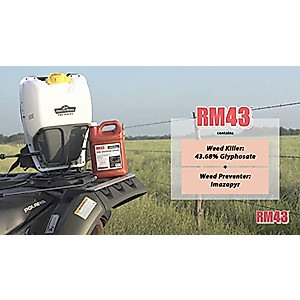 RM43 43-Percent Glyphosate Plus Weed Preventer Total Vegetation Control, 1-Gallon