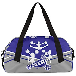 Personalized Name Cheerleader Bag for Girls, Custom Dance Bag Sport Duffel Bag Gym Bag Travel Overnight Weekender Bags, Customized Kids Gifts, Cheer Deep Red
