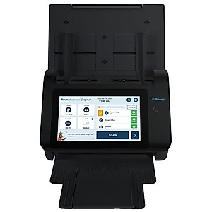 Raven Original Document Scanner - Huge Touchscreen, Color Duplex Feeder (ADF), Wireless Scanning to Cloud, WiFi, Ethernet, USB, Home or Office Desktop (2nd Gen) (Renewed)