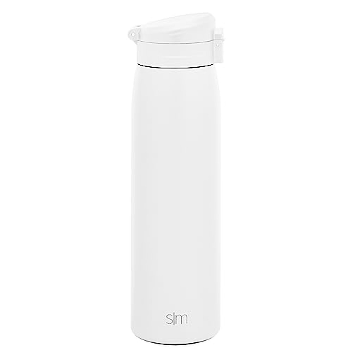 Simple Modern Insulated Thermos Travel Coffee Mug with Snap Flip Lid | Leakproof Reusable Stainless Steel Tumbler Cup | Gifts for Women Men Him Her | Kona Collection | 24oz | Winter White