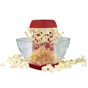 Frigidaire EPM111-RED Deluxe Hot Air Popcorn Popper, Red