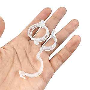 GXXMEI 302PCS Plastic Trellis Plant Support Clips for Support, Grape And Tomato Vine, Vegetables Plants, Garden lips to Grow Upright Makes Plants Healthier