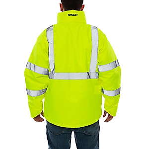 Tingley Narwhal J26142 High Visibility Heat Retention Jacket, 2X-Large, Fluorescent Yellow-Green