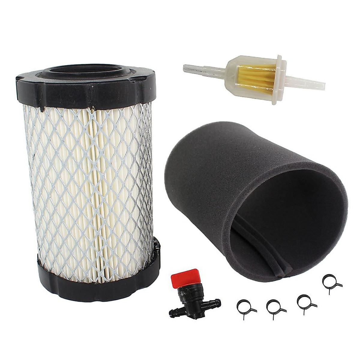 AISEN Air Fuel Filter Shut Off Cut Off Valve for 591334 796031 797704 594201 MIU13038 GY21435 MIU13963 Engines 13.5-19.5 HP/CV Intek