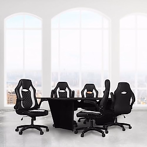 Regency Conference Room Table, 8 ft, Ash Grey/Black