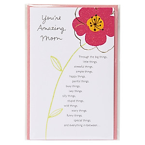 American Greetings Birthday Card for Mom (Floral, You’re Amazing)