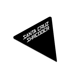 Santa Cruz Shredder Triangle Pick Tool, 1-Piece Scrapper for Hard to reach places (Black)