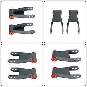 labwork 1-2 inch Drop Kit Adjustable Leveling Lowering Shackles Replacement for Ford 1973-1996