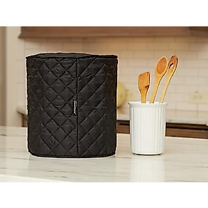 Covermates Keepsakes – Slow Cooker Cover – Dust Protection - Stain Resistant - Washable – Appliance Cover, Black