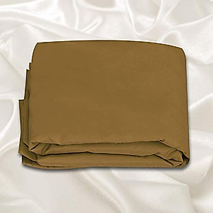 Strong Camel Dual Tier Gazebo Replacement 10' x 10' Canopy Top Cover Awning Roof Top Cover (Brown)