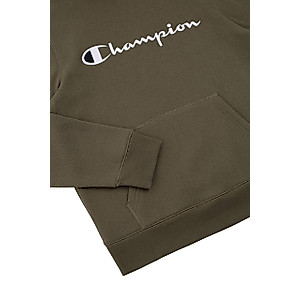 Champion Kids Clothes Sweatshirts Youth Heritage Fleece Pull On Hoody Sweatshirt with Hood (Medium, Cargo Olive)
