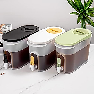 Baraiser Cold Brew Coffee Maker, 3/4 Gallon Iced Coffee Maker with Ultra-fine Mesh Steel Filter and Spigot Black