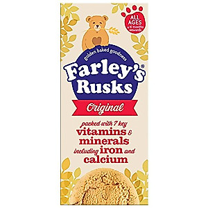 Heinz Farley Rusks, Biscuits For Baby's & Toddlers, 5.3-Ounce Boxes (Pack of 6)
