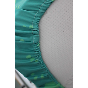 Crib Sheet Set Premium 4 Pack Colorful, Soft Breathable Cotton & Tencel,, Fade Resistant, Fitted Standard Baby/Toddler Mattress Sheets, Gift Set for Baby Boys/Girls