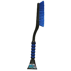 Snow Joe SJBLZD-LED 4-in-1 Telescoping Snow Broom + Ice Scraper (18-Inch) and Mallory 532 Cool-Force 26” Snowbrush with Ice Scraper