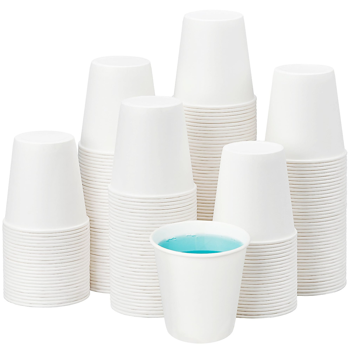 RACETOP [300 Pack] Paper Cups 3 oz, Bathroom Cups 3 oz, Disposable Bathroom Paper Cups, Small Mouthwash Cups, Ideal for Party, Travel, Events, Picnic, BBQ