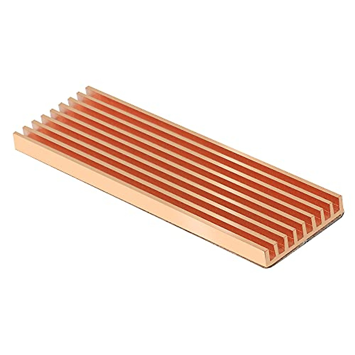 icepc M.2 PCI-E NVME 2280 SSD Heatsink Pure Copper Heat Sink,High Performance SSD Radiator with Thermal Pad for PS5/Laptop/PC 2280 NGFF Solid State Disk Cooler(70x20x4mm)