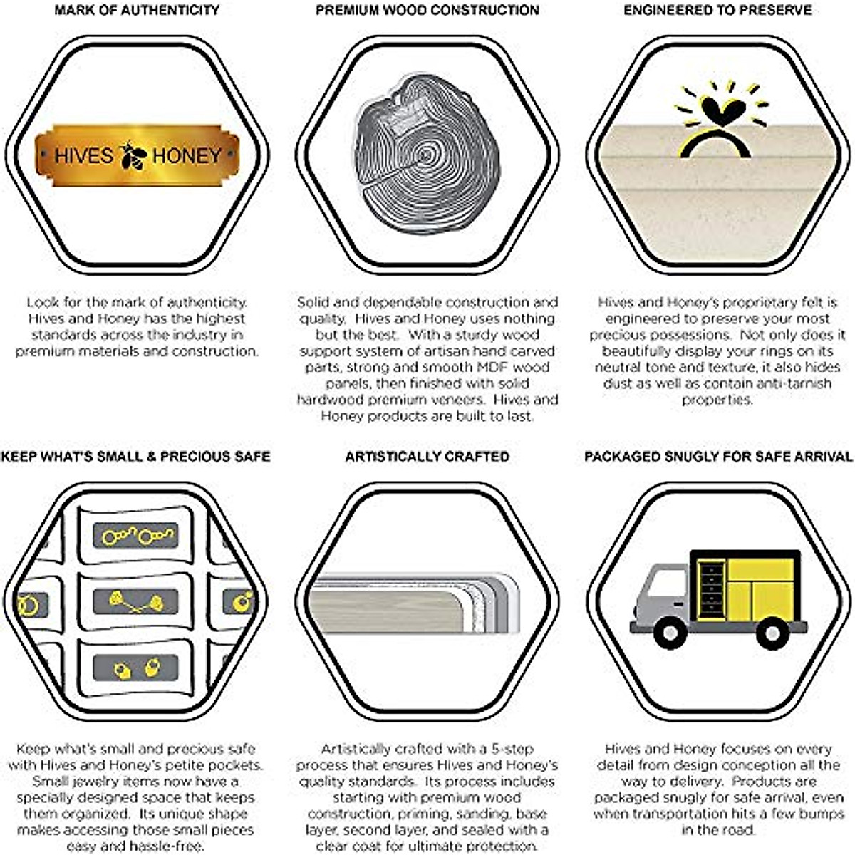 Hives and Honey Chelsea Jewelry Armoire, Taupe Mist