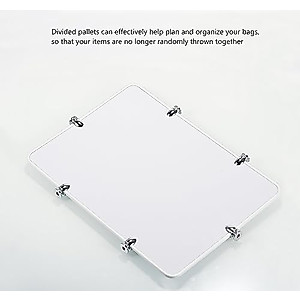 LUAATT Divider Tray For Original Size Bogg Bag,1 Pcs Upgraded Divider Tray Accessories With 6 Metal Fixing Clip For Bogg Bag,Space Organizer