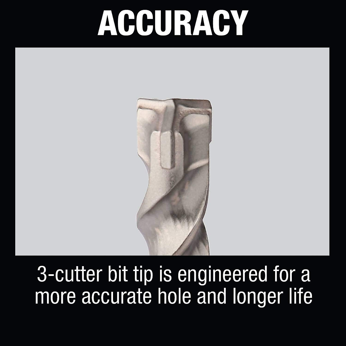 Makita B-68650 3/8" x 1-1/16" x 4" Sds-Plus Stop Bit, 3-Cutter