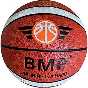 BMP WINNING IS A HABIT Basketball Size 7 - Suitable for Male and Female Basketball Players Aged 13 Years and up - Official Weight Specifications with a Circumference of 29.5 (75cm)