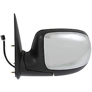 Kool Vue Left & Right Power Heated Door Mirrors Compatible With Chevrolet Silverado 1500 1999-2002 Without Puddle Lamp Chrome Pair Extended Cab & Standard Cab